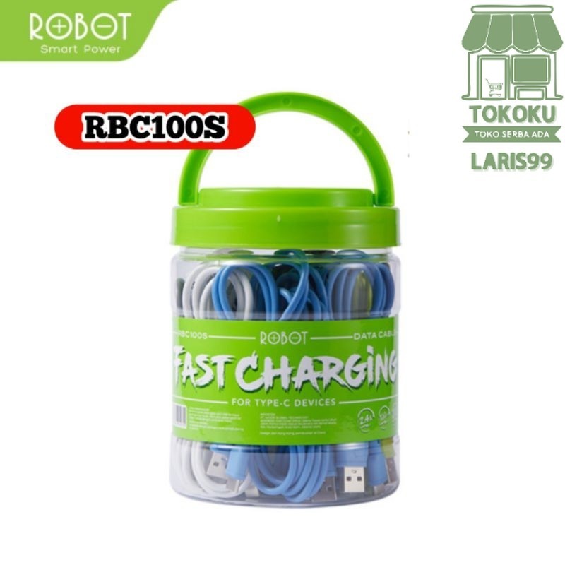 Rbc100s Type-C 2.4A ROBOT Data Cable Original (1 Jar = 20PCS) | Shopee ... Rbc100s Type-C 2.4A ROBOT Data Cable Original (1 Jar = 20PCS) | Shopee ...
