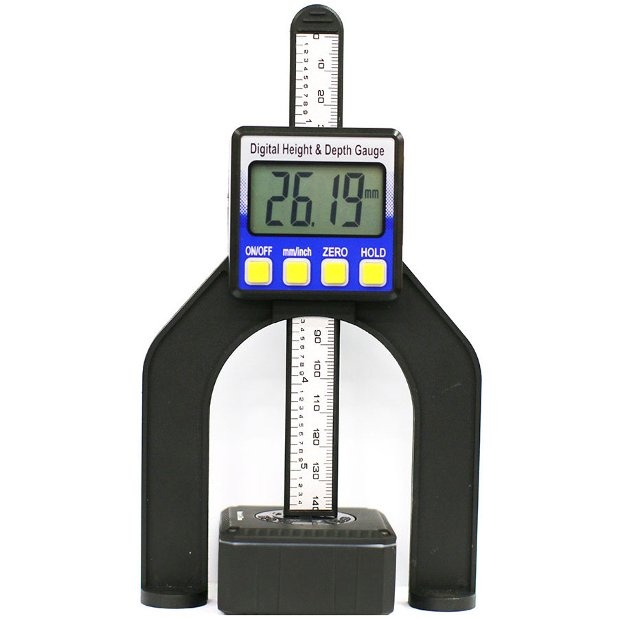 0-80mm Digital Depth height gauge Caliper Digital Tread Depth Gauge LCD ...
