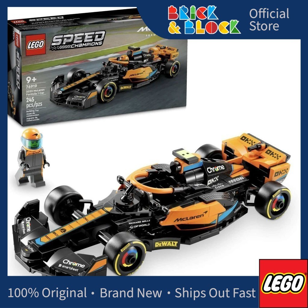 LEGO 76919 2023 McLaren Formula 1 Race Car | LEGO Speed Champions ...