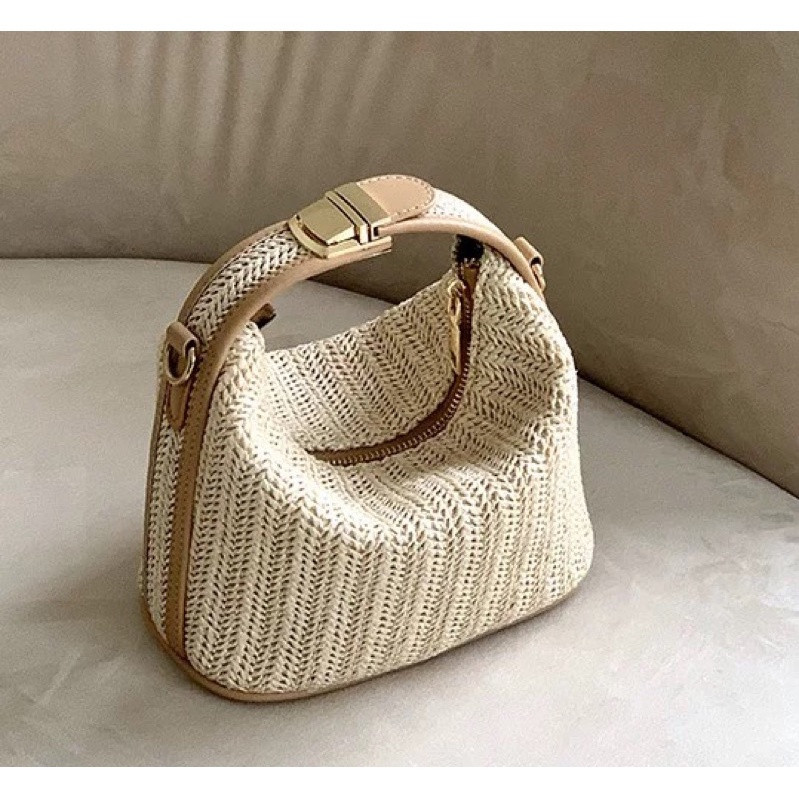 Tgs - Women's Sling Bag Women's Tote Bag Straw Bag - | Shopee Malaysia