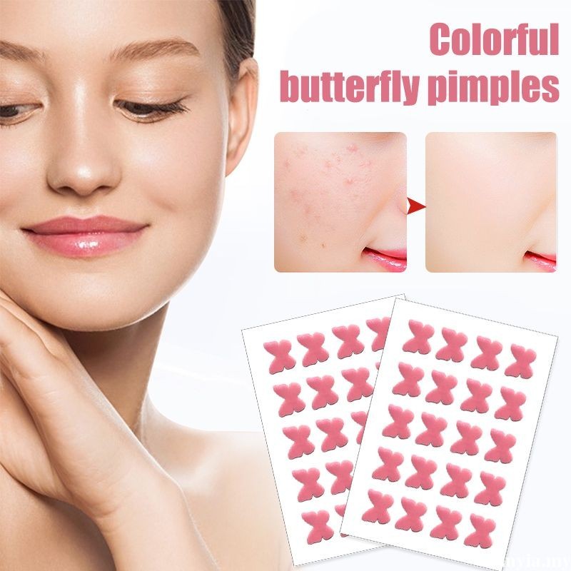 Cartoon Colored Acne Patches Hydrocolloid Makeup Tools PE Star Shaped ...