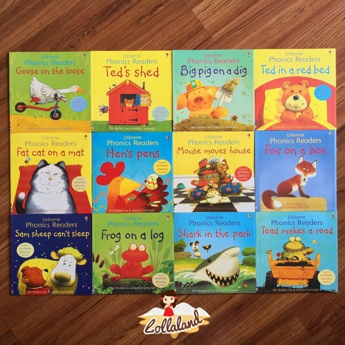 Usborne Phonics Reader Collection 12 Books Learning To Read Books ...