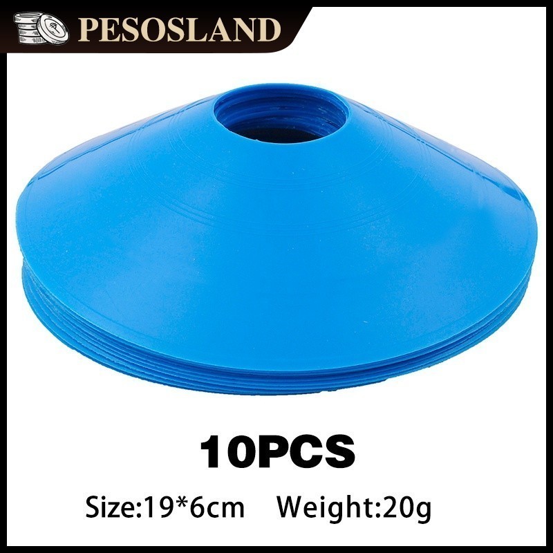 10pcs/set Marker Training Sign Flat Cones Marker Discs Soccer Discs ...