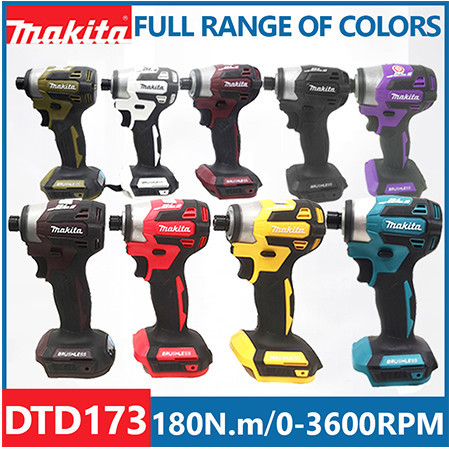 High-quality Makita-DTD173 Cordless Impact Driver, Brushless Motor Electric Drill, Wood Screws ...
