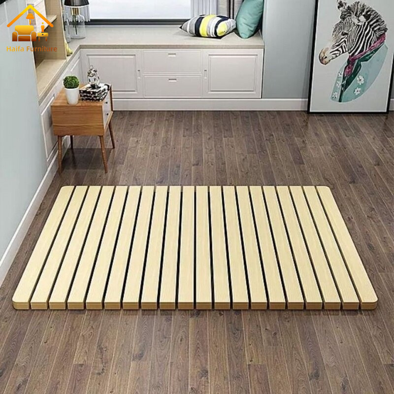 HaiFa Solid wood bed board, tatami, breathable row frame, moisture ...