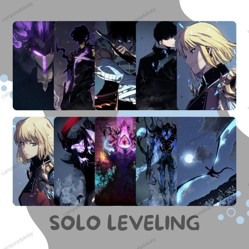 Glossy Card ️ Photocard Solo Leveling Anime - Manhwa Card - Scratch ...