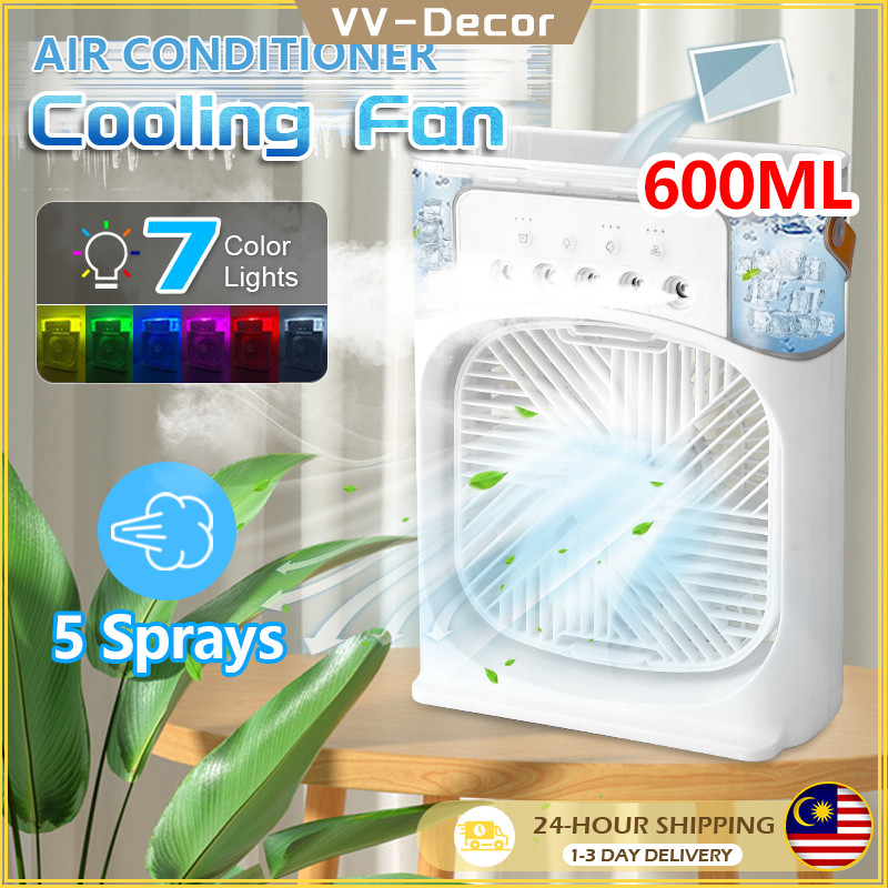 3 in 1 Mini Air Cooler USB Connection Portable Fan Humidifier Purifier ...