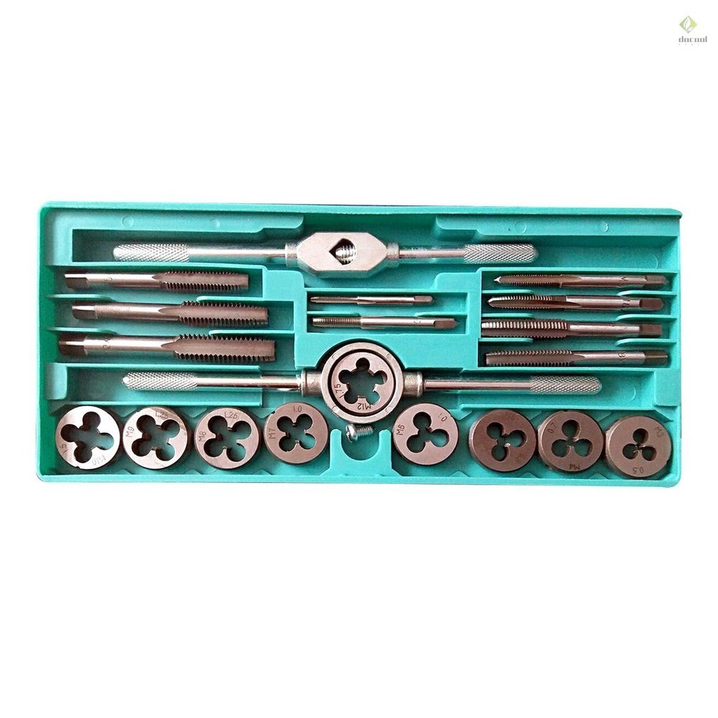 Alloy Steel Tap and Die Set with Adjustable Wrench Twisted Hand Tools ...