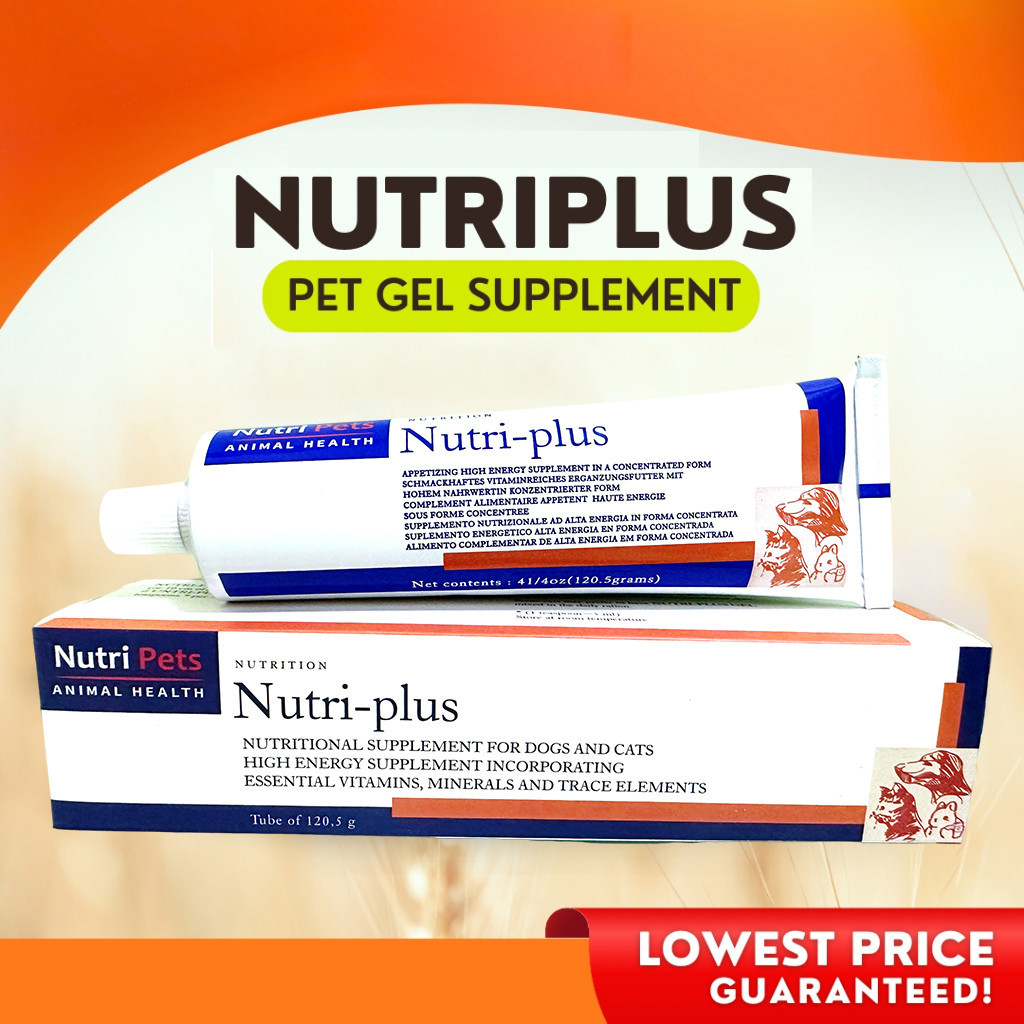 Nutripet Nutriplus Gel 120.5g (MAY 2025 EXP) Pets Vitamins Energy Supplements | Shopee Malaysia