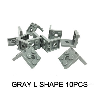 12 pcs L Shape support Holders Dots Building Blocks Baseplate Double ...