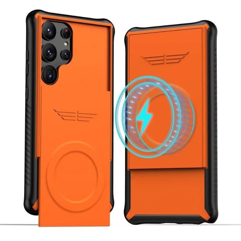 Magnetic Plastic Hard Shell Phone Case for Samsung Galaxy S24 Ultra ...