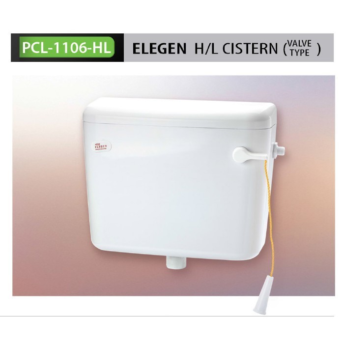 TECHPLAS Plastic Toilet Cistern High Level 9L Jamban Kotak Kotak Tandas ...