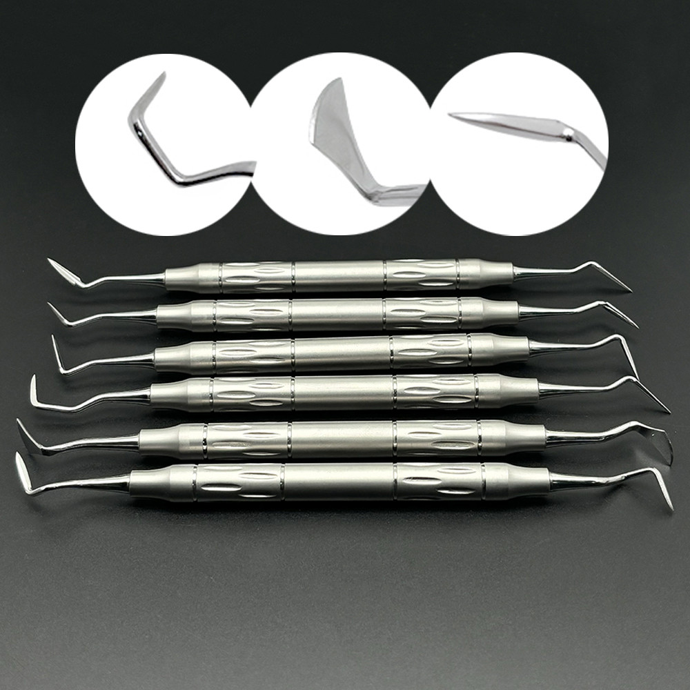 6Pcs Dental Periodontal Scalers Orban Knife and Kirkland Stainless ...