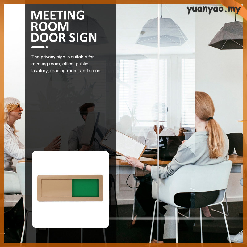 Office Privacy Sign Acrylic Door Sign Slide Door Indicator for ...