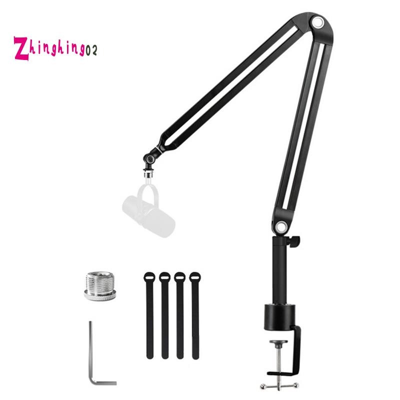 1Set Condenser Microphone Stand Recording Studio Scissor Arm Stand ...
