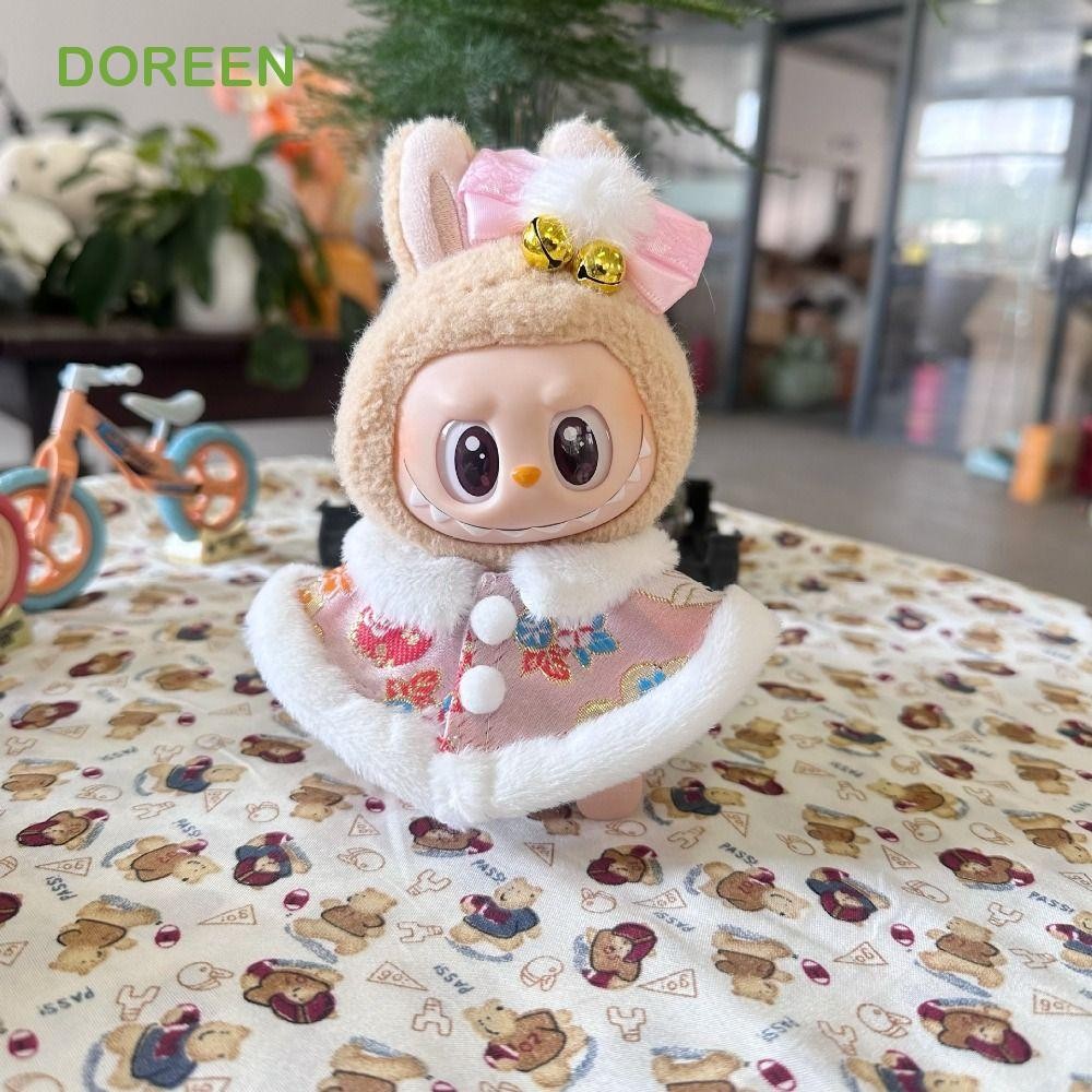 DOREEN 15cm Labubu Time Cloak Set, Embroidery Chinese Style Labubu Doll ...