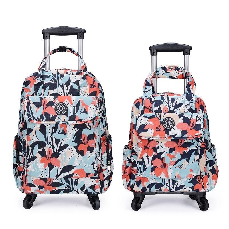 Universal Wheel Waterproof Printed Trolley Bag Can Lift Can Pull Can ...