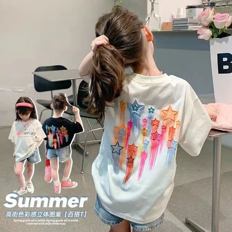 Diskaun Masa Terhad Baju-T Baharu Musim Panas Perempuan Lengan Pendek ...