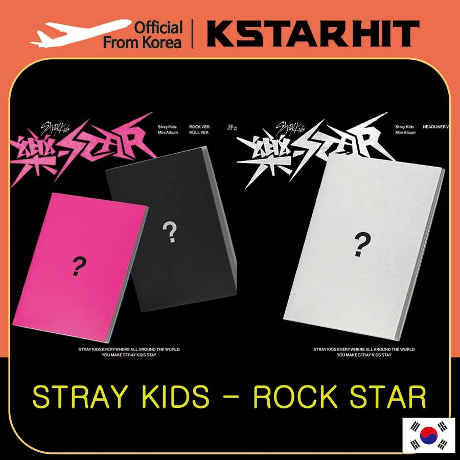 Stray Kids - mini album [ROCK STAR] (ROCK/ROLL/HEADLINER) | Shopee Malaysia