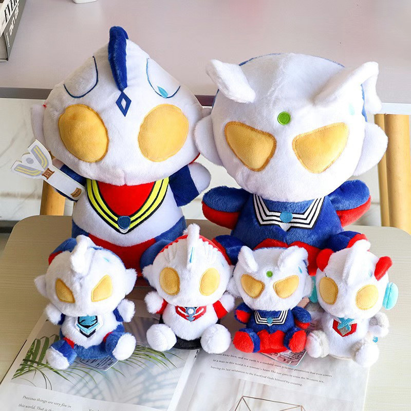 【Ready Stock】ultraman plushie Cute pillow Ultraman Zero and Emperor ...
