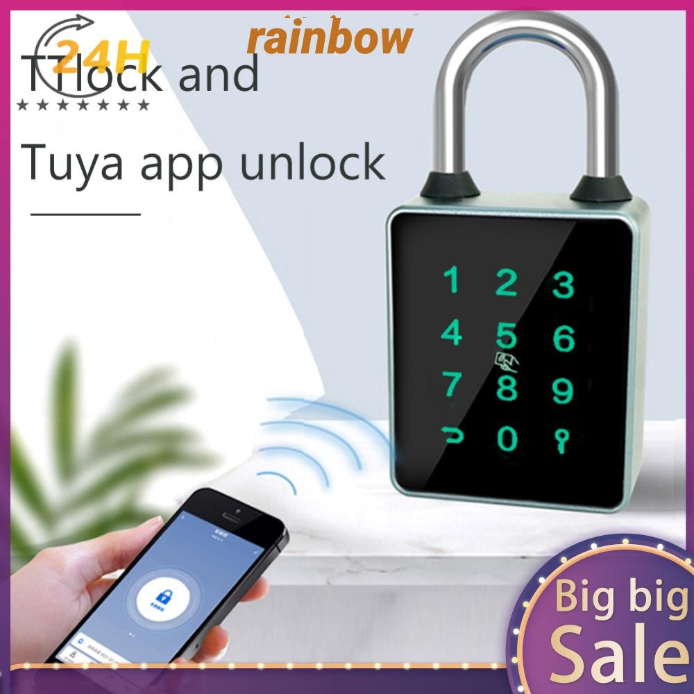 TUYA/TTLOCK APP Anti Theft Padlock IP65 Waterproof Smart Lock for Home Dormitory [rainbow11.my ...