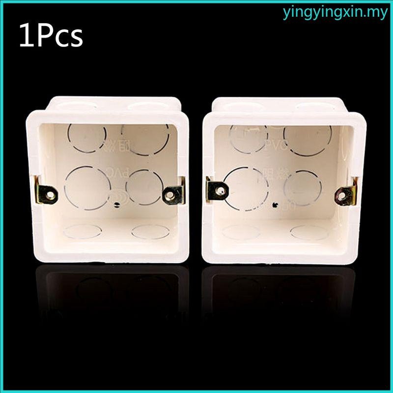 YIN 80x80 PVC Junction Box Wall Mount Cassette For Switch Socket Base ...