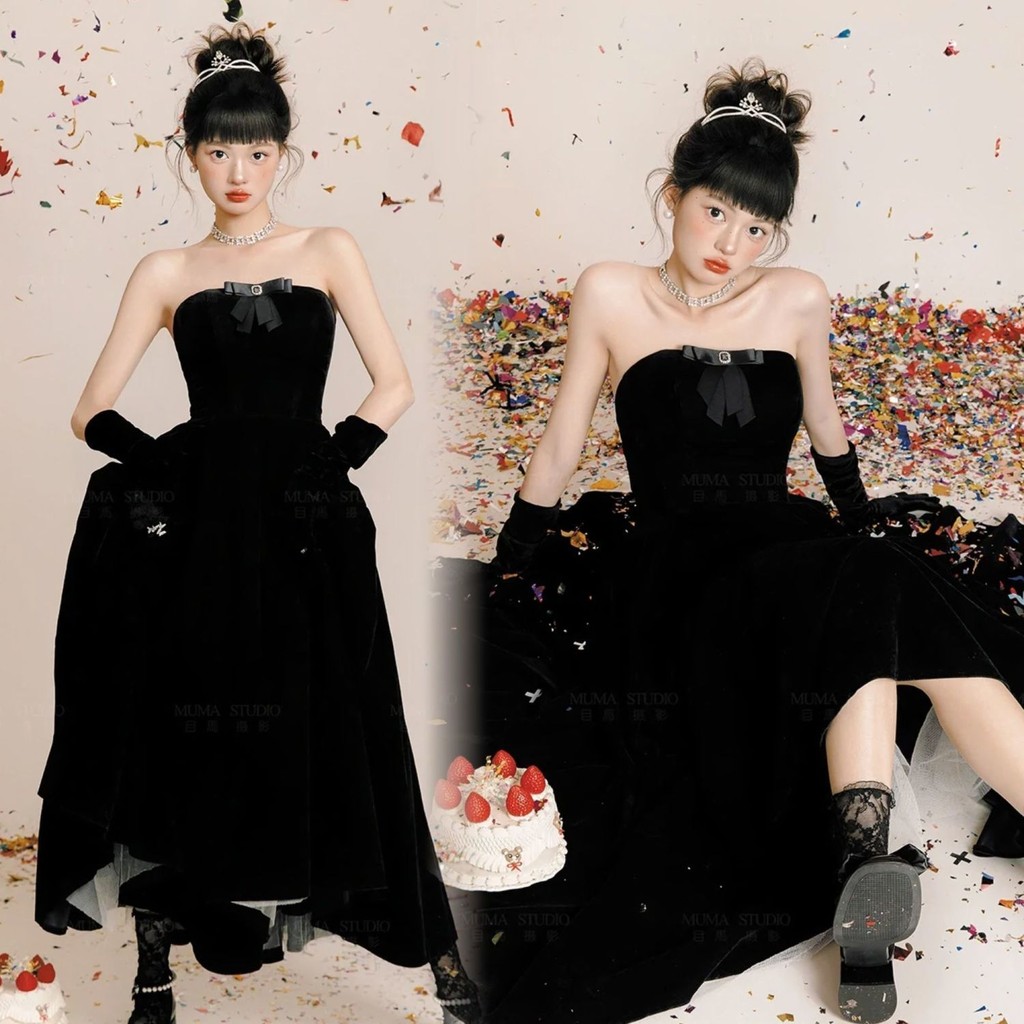 [Spot] Pakaian tema stail Hepburn bangunan filem stail Perancis ...