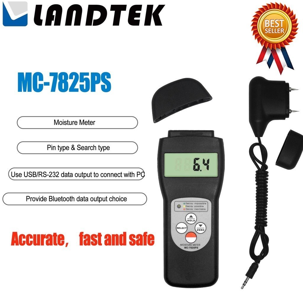 LANDTEK MC-7825PS Moisture Meter Use For Wood Fiber Materials,Chinese ...
