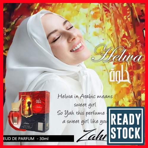 Helwa Original Arabic Perfume Zahra Minyak Wangi Timur Tengah Asli 30ml ...