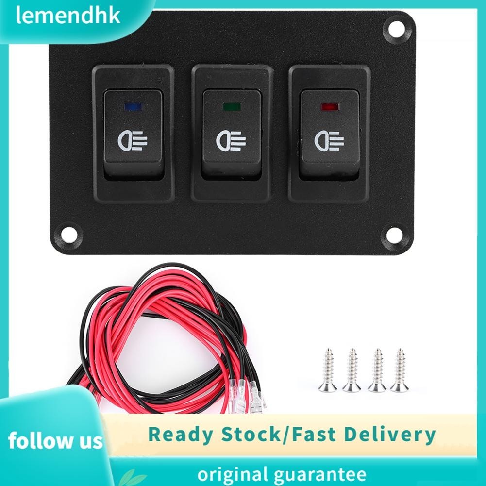 Led Toggle Switch 12V Waterproof 12V/30A LED Combination Panel Racing ...