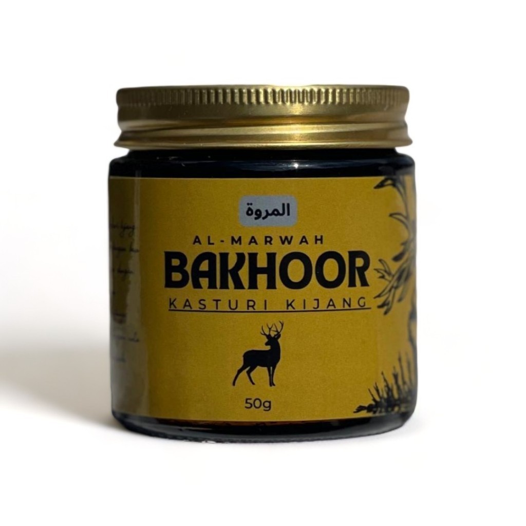BAKHOOR AL-MARWAH GAHARU KASTURI KIJANG 50G BUKHOOR MABKHARA/ INCENSE ...