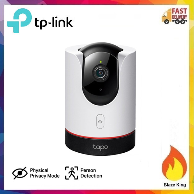 TP-link Tapo C225 4MP 2K QHD Smart AI Pan Tilt AI Home 360 Security Surveillance Wireless Wi-Fi ...