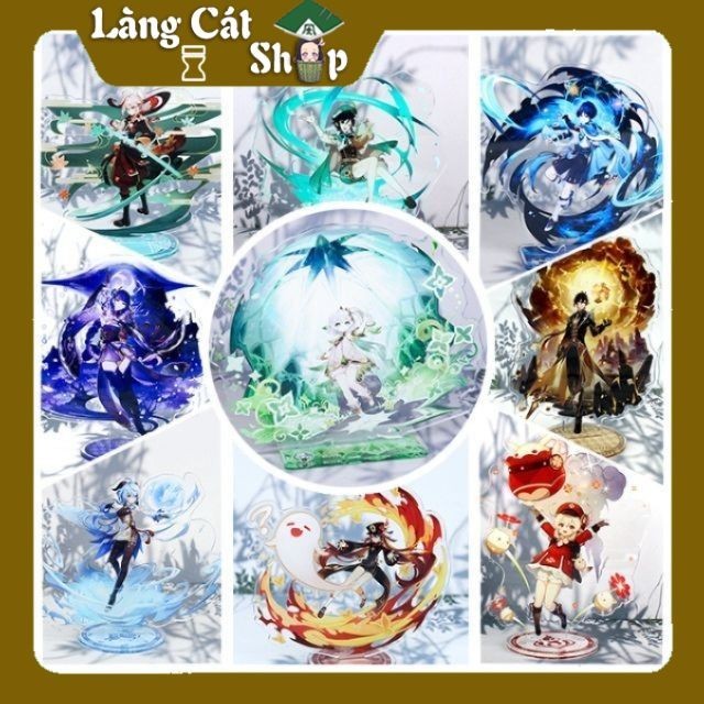 Mica Standee Statue Game Character Genshin Impact (More Than 40 ...