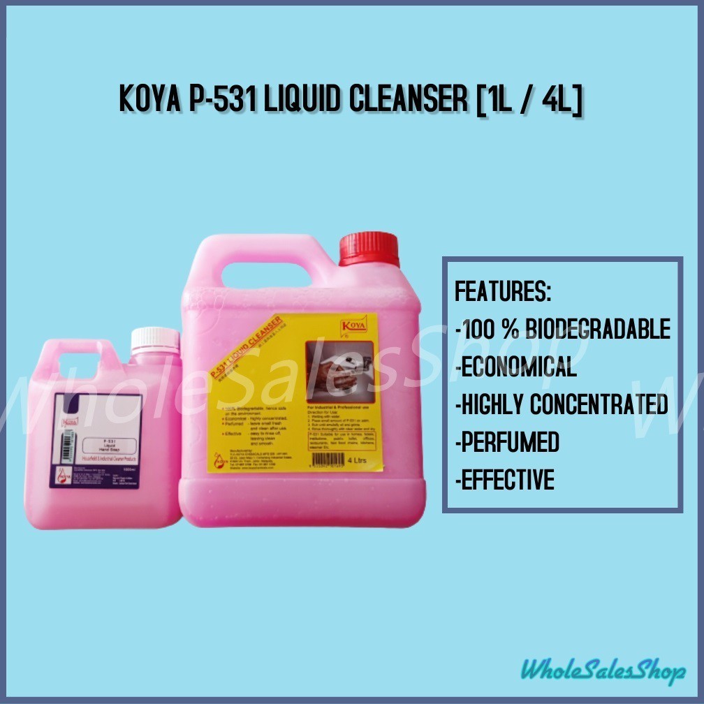 KOYA P-531 LIQUID CLEANSER PENCUCI TANGAN 洗手液 [1L / 4L] | Shopee Malaysia