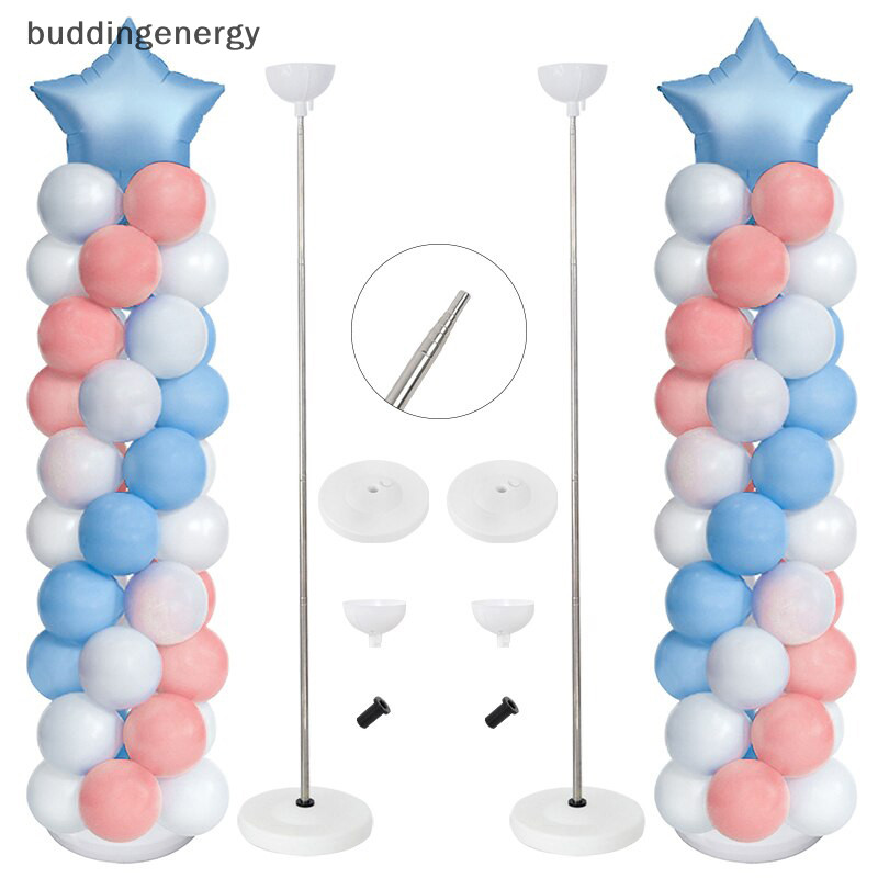 {BUDDI} Balloon Column Stand Kit,Adjustable Balloon Column Kit, Metal ...