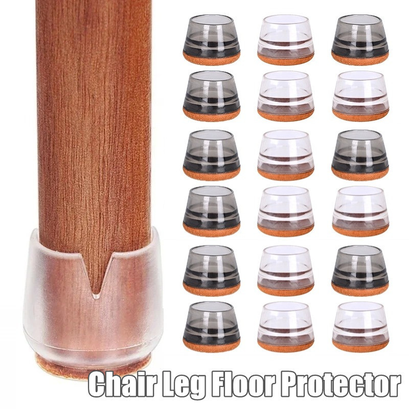 1Pc PVC Table Chair Leg Caps Furniture Feet Pads Floor Protector Non ...