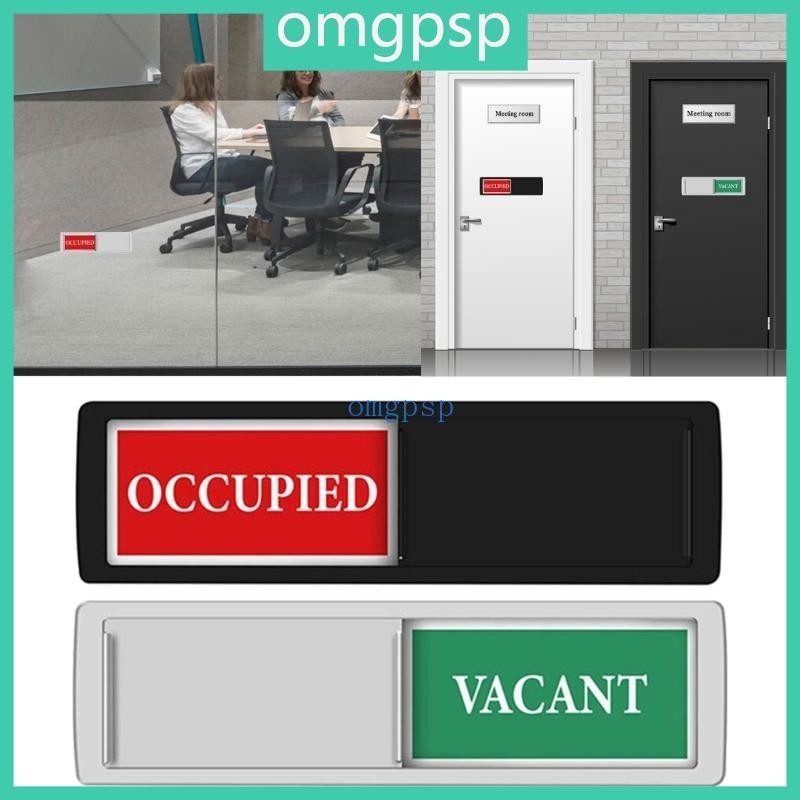 OMG Restroom Indicators Sign Occupied Vacant Door Signs for Bathroom ...