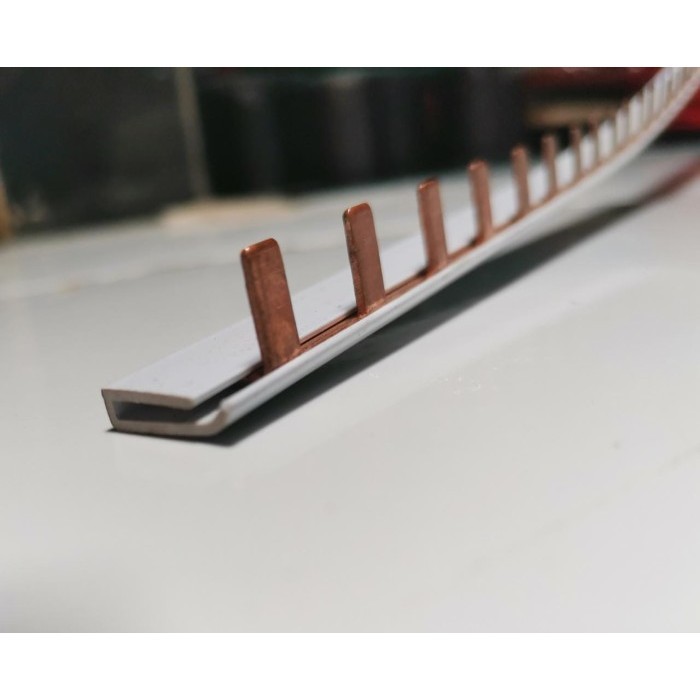 Busbar Comb MCB 1Phase 6Pin Bossecom Rail Jumper MCB Copper -GN24 ...