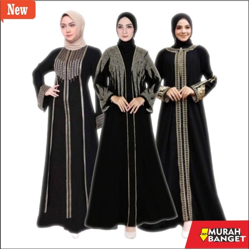 HITAM Women's MIDDLE EAST CLOTHES FOR EID- ELEGANT MUSLIMAH ADULT WOMEN ...
