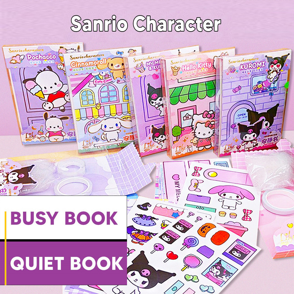 Quite Book Book Melody Kuromi SANRIO DIY Children's Educational Toys ...