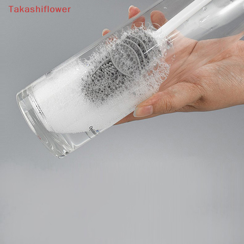 (Takashiflower) Silicone Cup Brush Cup Scrubber Glass Cleaner Kitchen ...