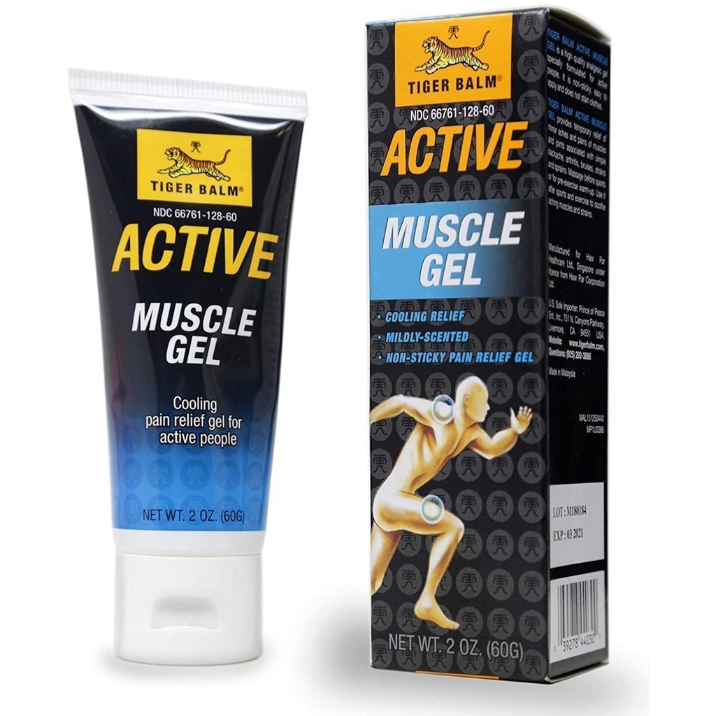 Tiger Balm Active Muscle Gel 60g | Shopee Malaysia