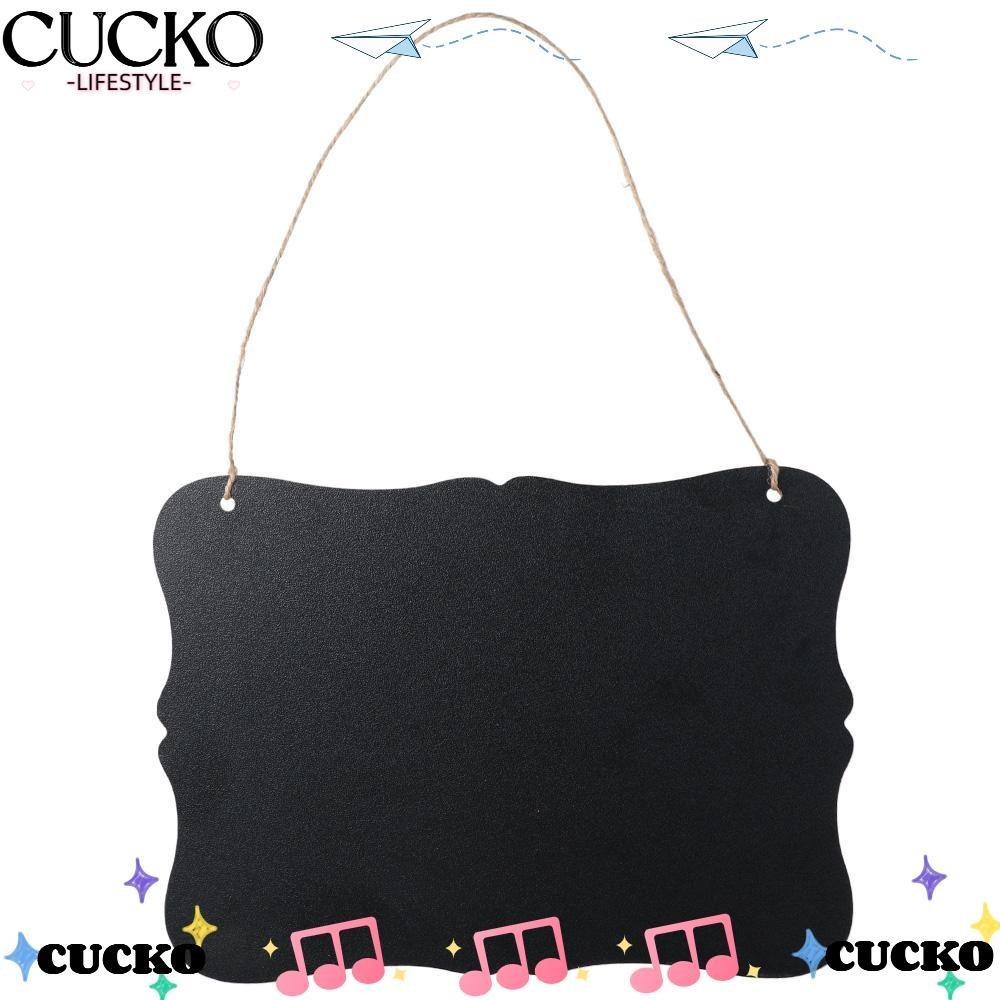CUCKO Chalkboard Signs, Erasable Wooden Message Board Sign, String ...