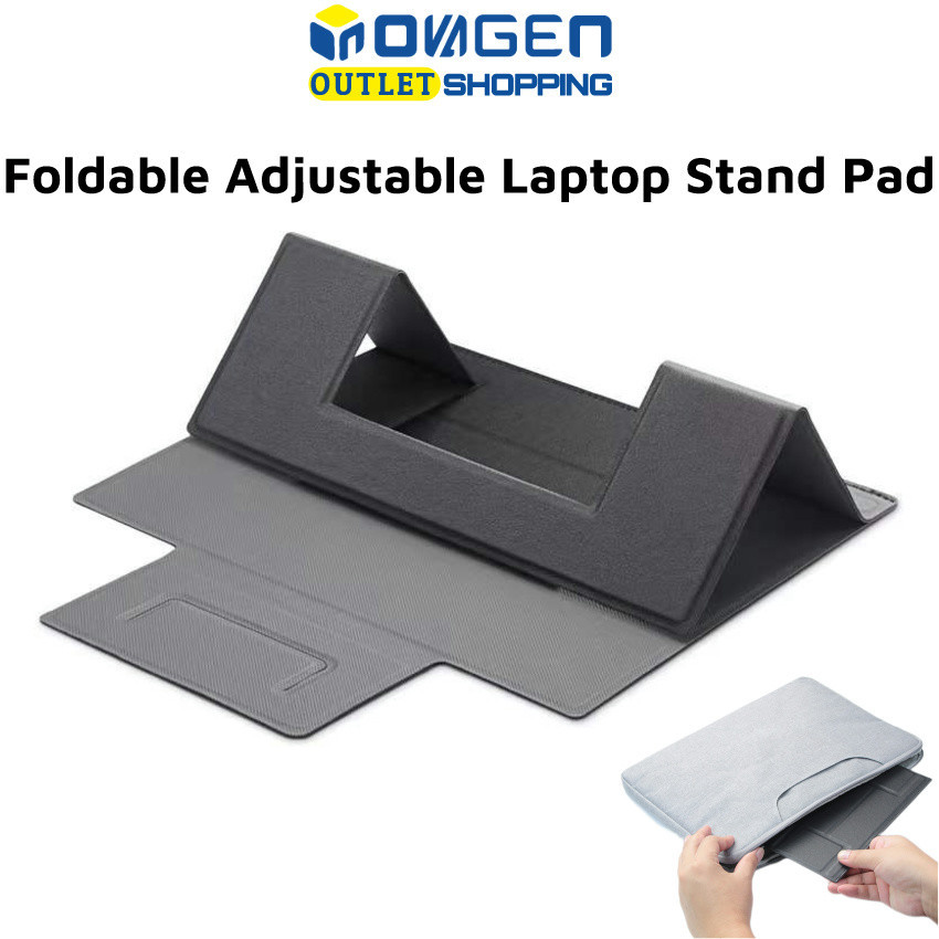 INOVAGEN Foldable Laptop Stand Pad Height Adjustable,Invisible Foldable ...