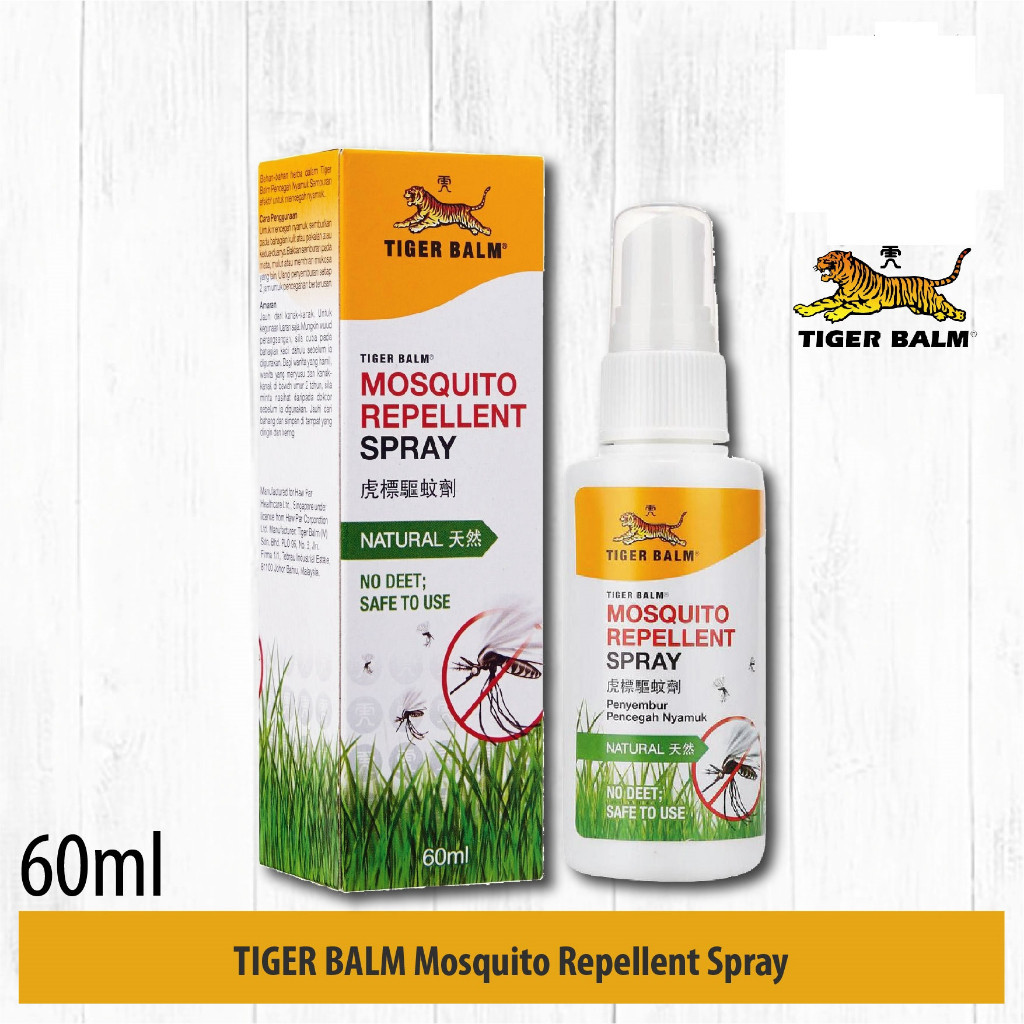 Tiger Balm Mosquito Repellent Natural Spray ( 60ml ) | Shopee Malaysia