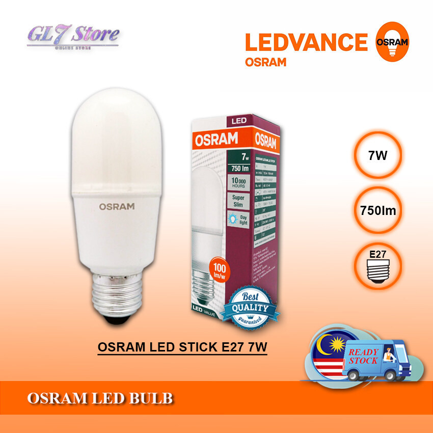 OSRAM LED VALUE STICK BULB 7W E27 220-240V | Shopee Malaysia