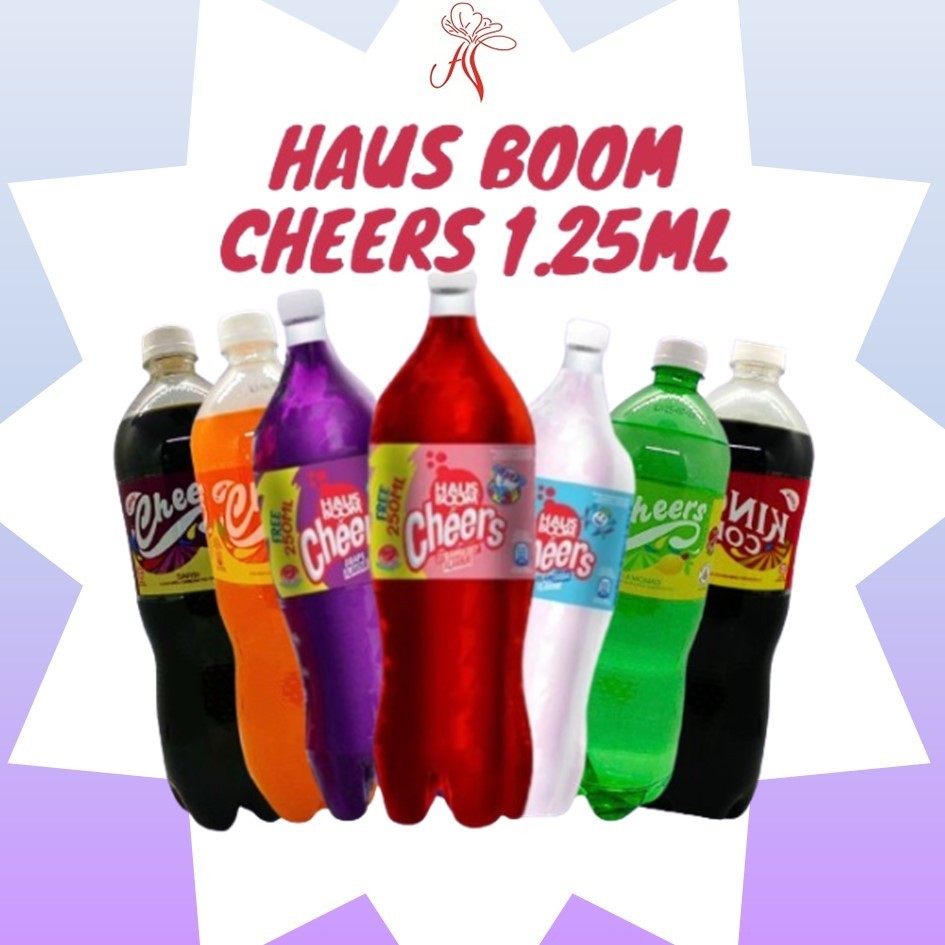 Hausboom Cheers Carbonated Soda Drink 1.25L | Shopee Malaysia
