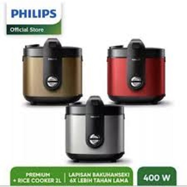 Philips Magic Com Rice Cooker 2 liter Rice Cooker HD 3138 Premium Plus ...