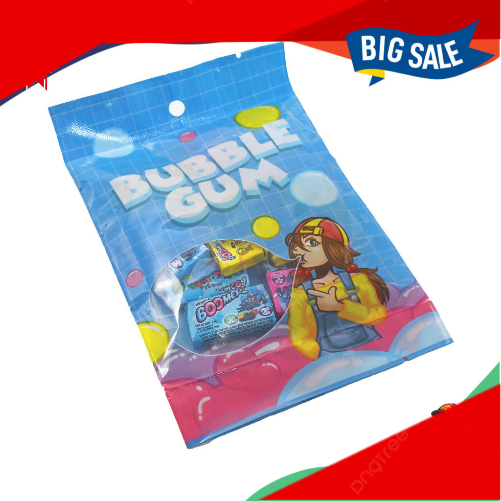 (HALAL) Gula-gula Getah, Boomer Magic Colors Bubble Gum (55g x 12 Pcs ...