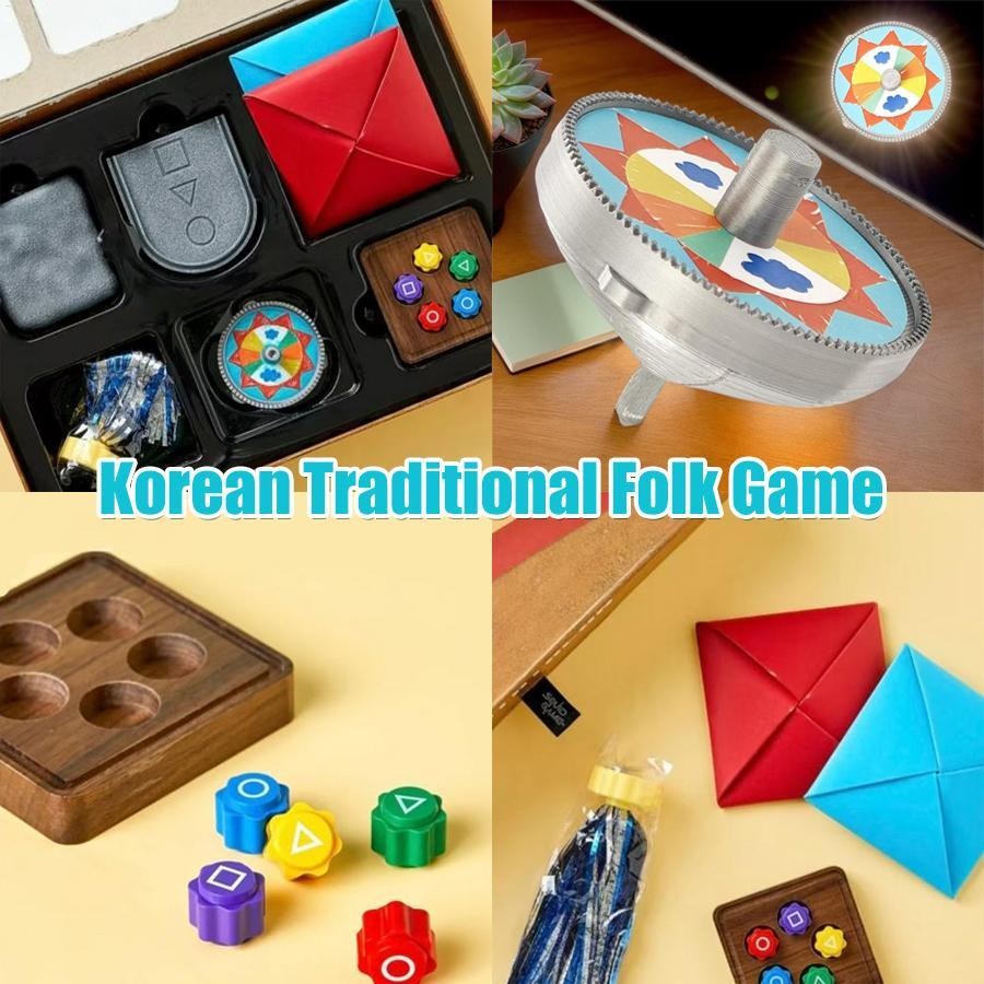 2025 Gonggi Game Top Spinner Toy Jackstone Game Korean Games ...